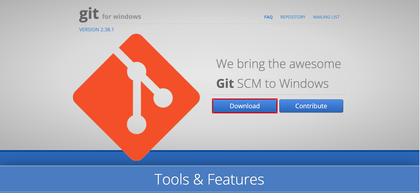 【Git】インストール方法