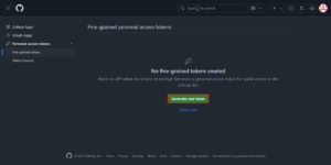 【GitHub】認証手段 Personal access tokens（HTTPS）方式